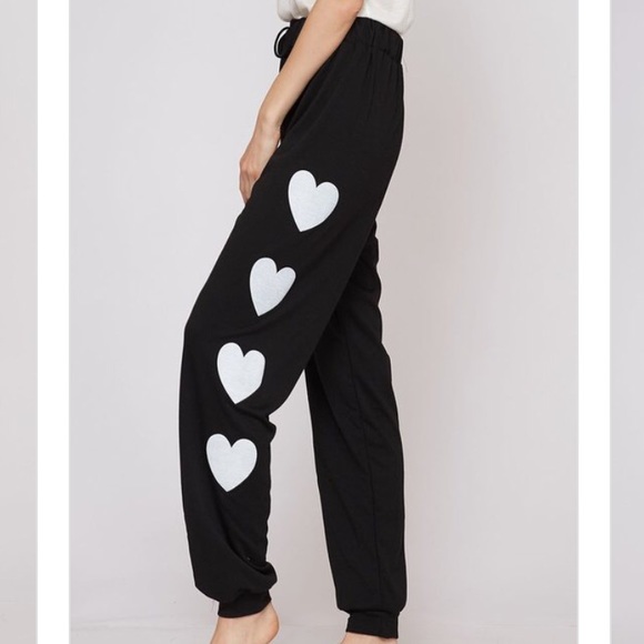 Pants & Jumpsuits | Black Heart Sweatpants | Poshmark